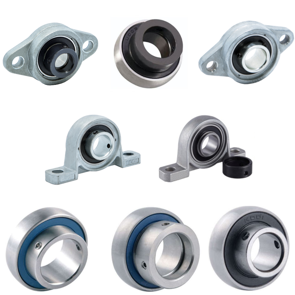 KFL001 Miniature Bearing Unit Set Screw | Midland Bearings